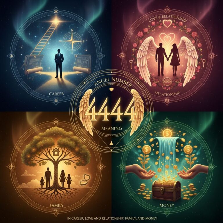 4444 Angel Number: Meaning, Love, Career, Money, and More - Wisdom Of ...