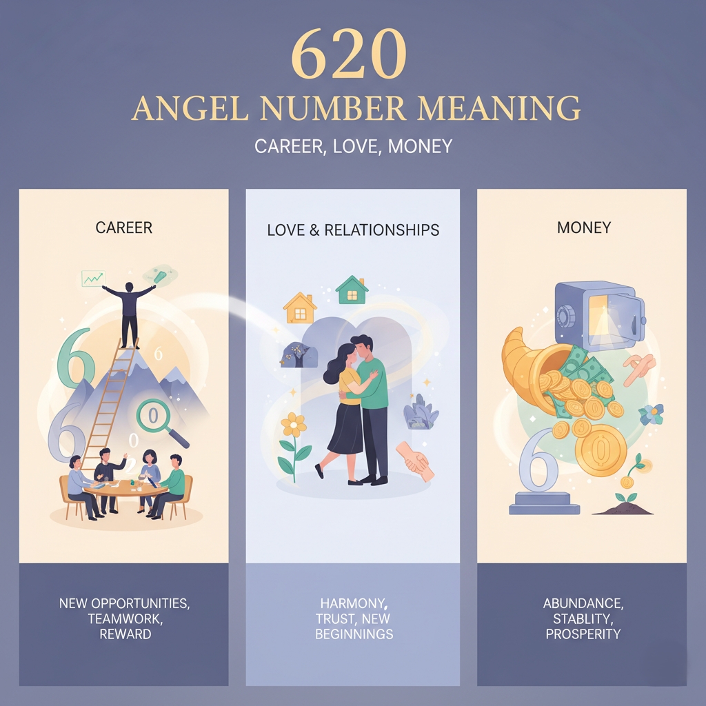 620 Angel Number: Meaning, Love, Career, Money, and More - Wisdom Of ...