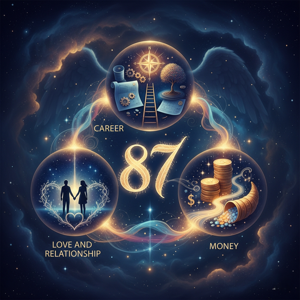 87 Angel Number: Meaning, Love, Career, Money, and More - Wisdom Of The ...