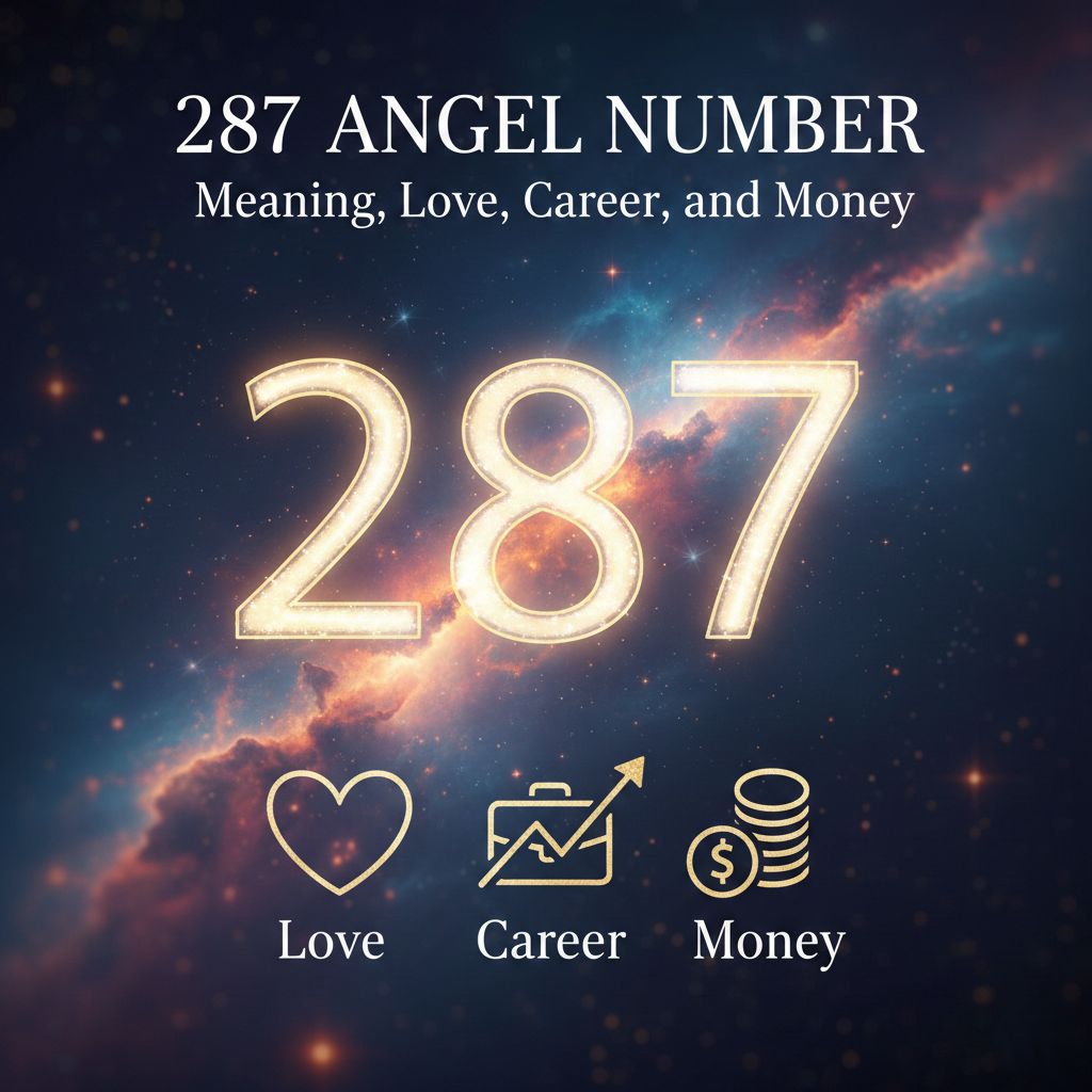 287 Angel Number: Meaning, Love, Career, Money, and More - Wisdom Of ...